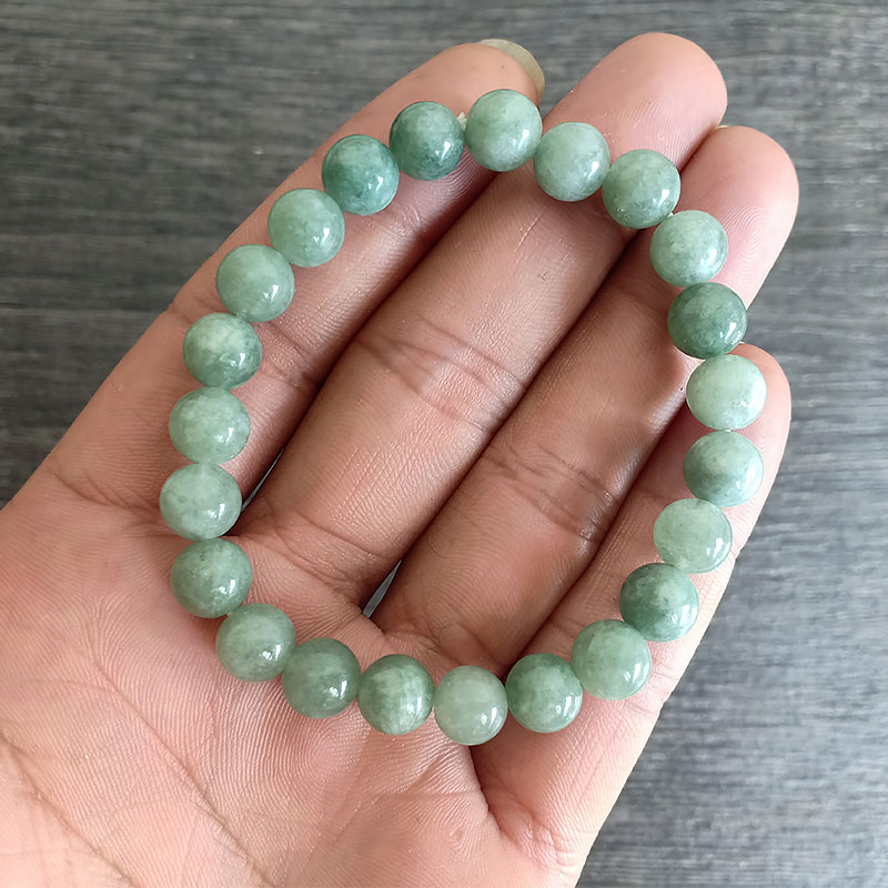 Burmese Jade หยกพม่า Type B+C 8 mm | N2N SHOP FASHION